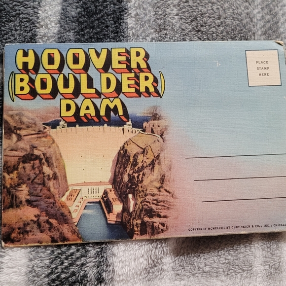 vintage post cards | Other | Hoover Boulder Dam Vintage Post Cards ...